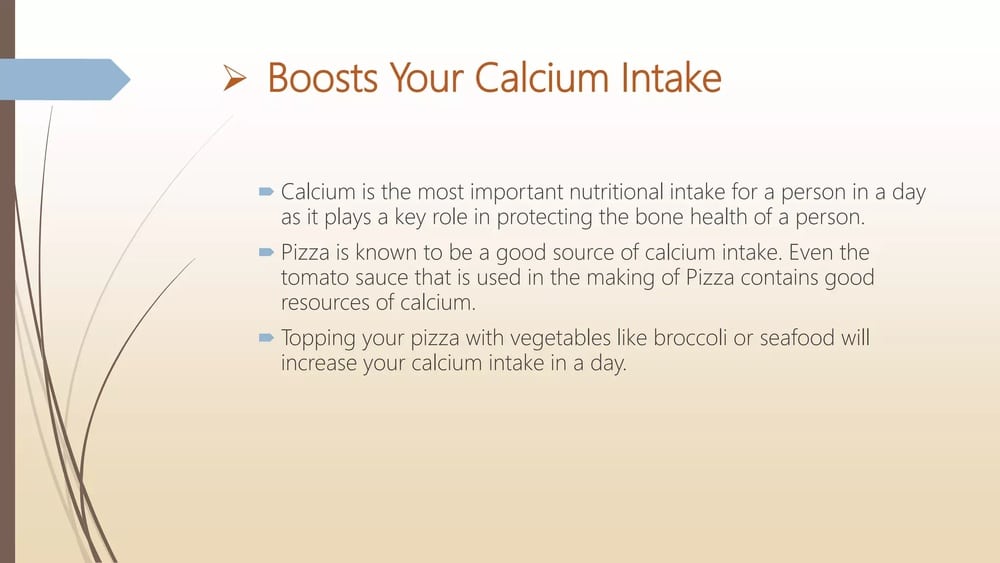 Pizza And Calcium Intake: Surprising Health Benefits Revealed