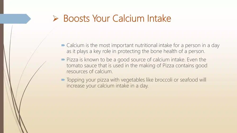 Pizza And Calcium Intake: Surprising Health Benefits Revealed